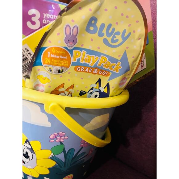 Bluey | Holiday | Bluey Large Easter Basket Bundle Bluey Tattle Tails ...
